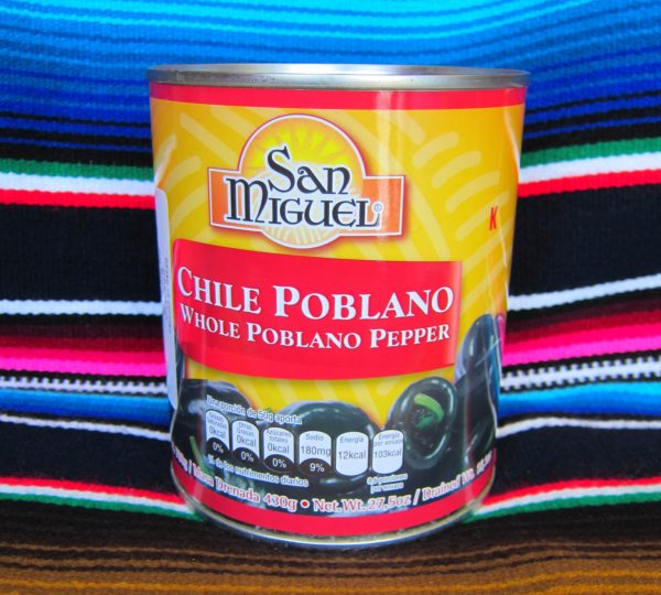 Whole Poblano Chillies (780grs/can) – Azteca – Mexican Food Products ...