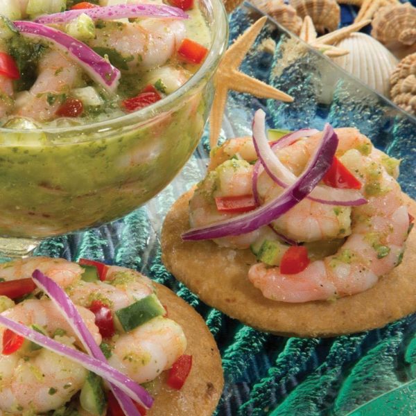 Tostadas with Prawns in Aguachile – Azteca – Mexican Food Products ...