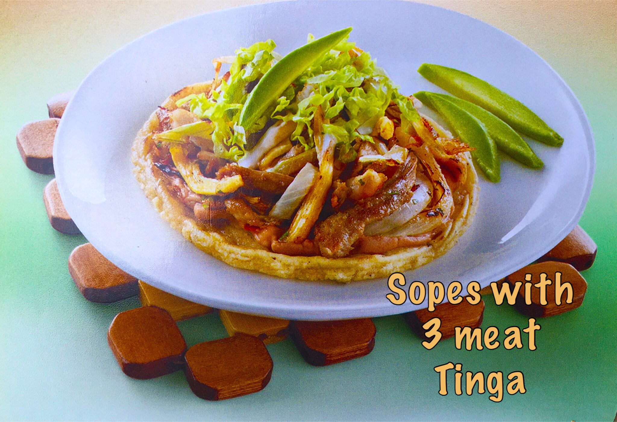 Sopes filled with a ‘3 way meat’ Tinga – Azteca – Mexican Food Products ...